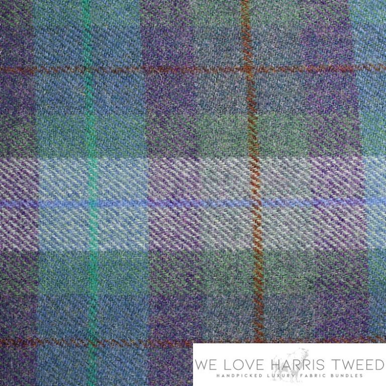 Harris Tweed Blue & Purple - We Love Harris Tweed