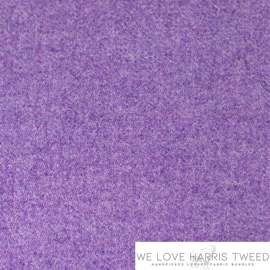 Harris Tweed Hot Pink & Purple Checks - We Love Harris Tweed