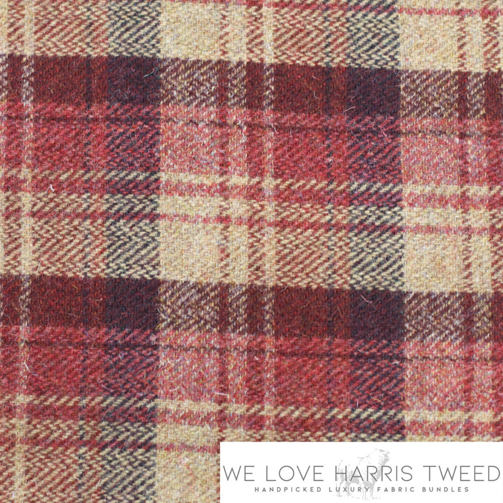 Harris Tweed Harris Tweed Caramel Brick Checks - We Love Harris Tweed