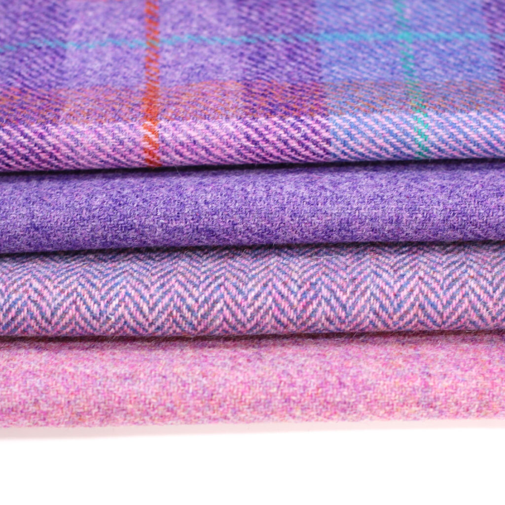 Harris Tweed Heather Pink & Purple - We Love Harris Tweed