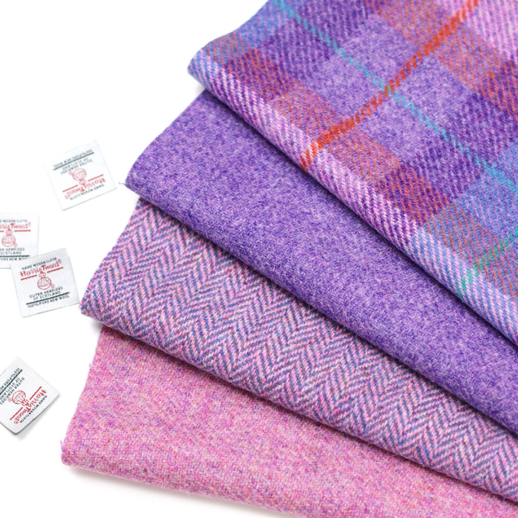 Harris Tweed Heather Pink & Purple - We Love Harris Tweed