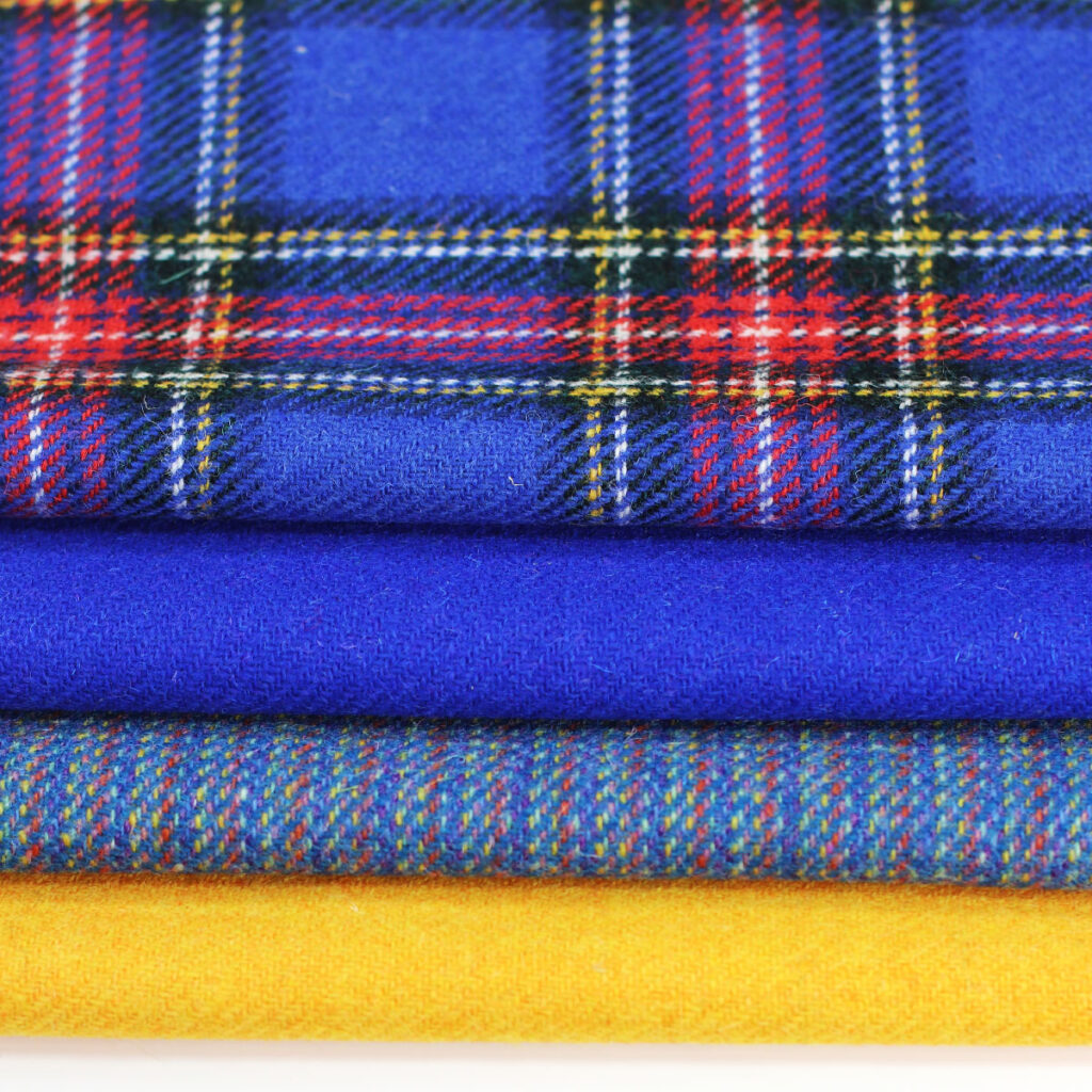 Harris Tweed Blue & Yellow - We Love Harris Tweed