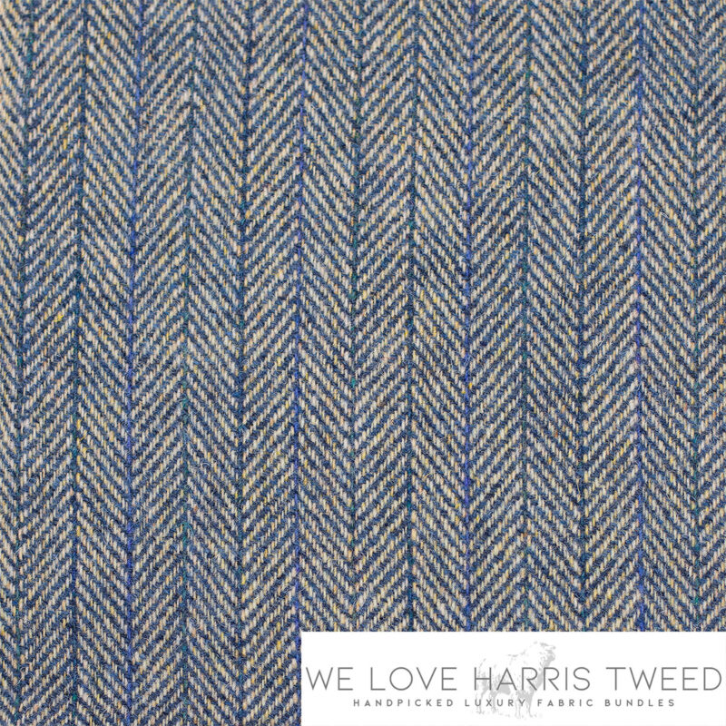 Harris Tweed Soft Blue & Ivory - We Love Harris Tweed