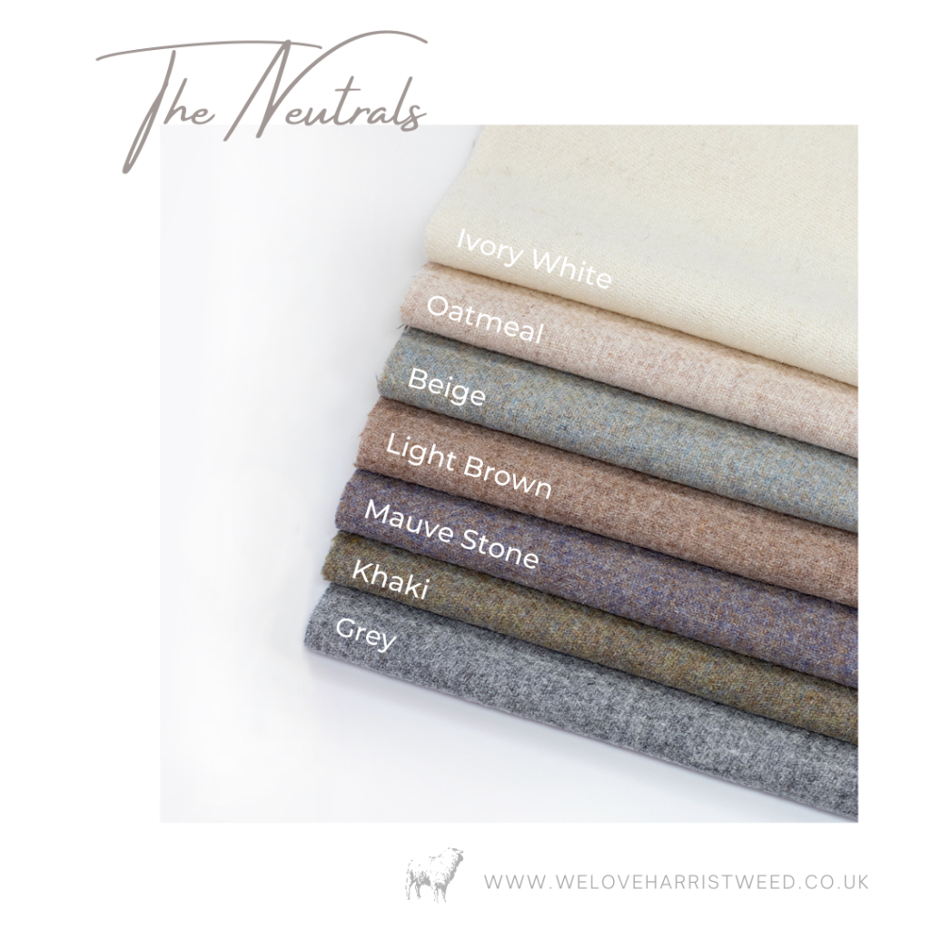 Harris Tweed Neutral Colours - We Love Harris Tweed