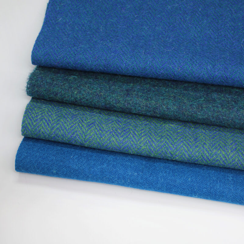 Harris Tweed Deep & Petroleum Blue - We Love Harris Tweed